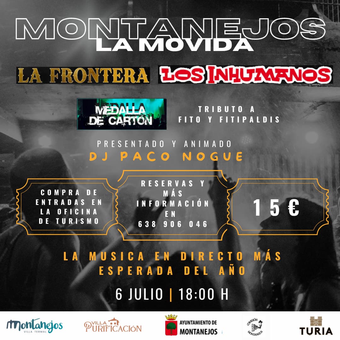 Montanejos La Movida - Venta de entradas online